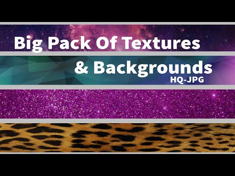 Big Pack Of Textures And Backgrounds HQ Files Download In JPG |English| |Photoshop Tutorial|