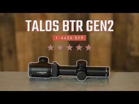 Athlon Talos BTR GEN2 1-4x 24mm Rifle Scope - ATMR6 SFP IR MOA ...
