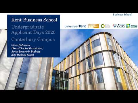 Virtual visit - University of Kent