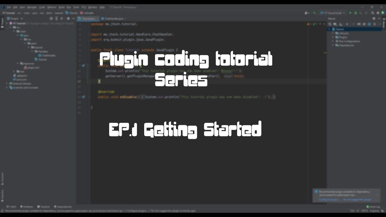 Plugin Coding tutorial: Getting Started!