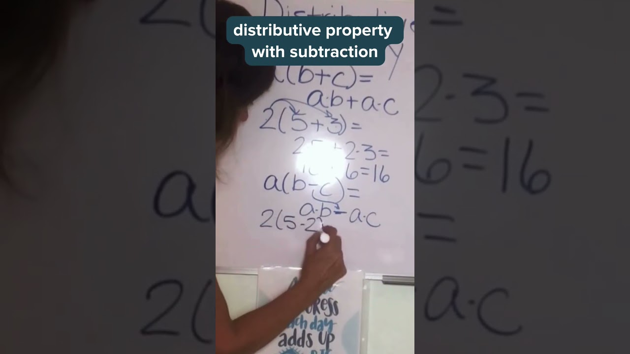 distributive property of multiplication over subtraction | distributive property of multiplication