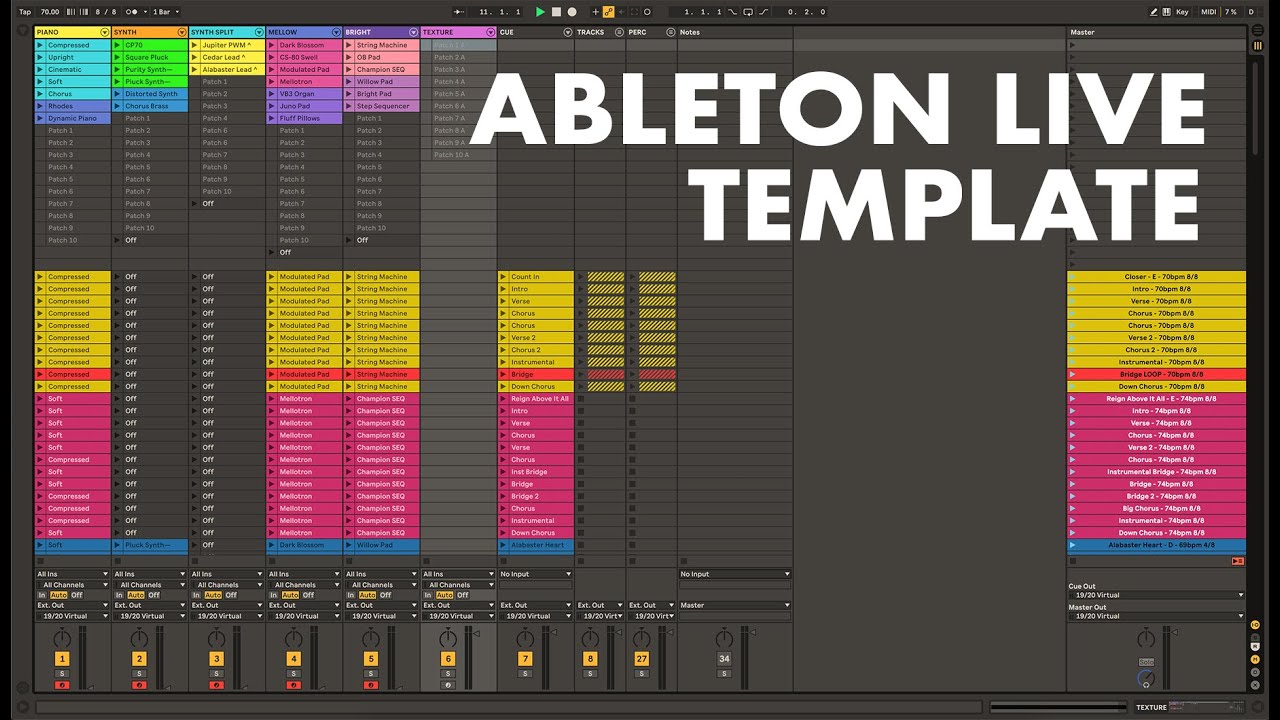 Ableton Live Template Walkthrough