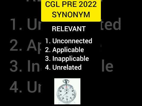 Synonym of Relevant##cgl2023 ##vocab