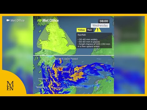 Hour-by-hour weather forecast for Manchester on Wednesday as heavy rain ...