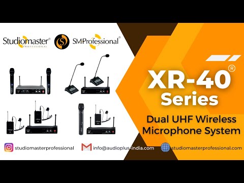 Studio Master Microphone System - Studio Master XR 40 HH Microphone ...