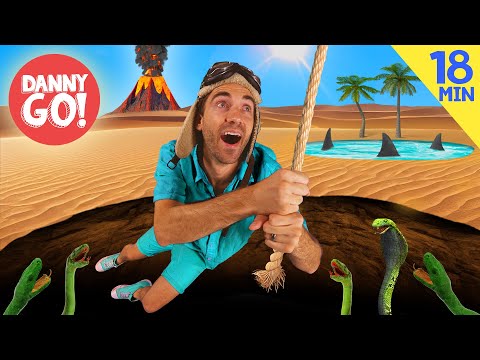 Quicksand, Lava, Sharks + more! ππ¦ π | Dance Along Compilation | Danny Go! Songs for Kids