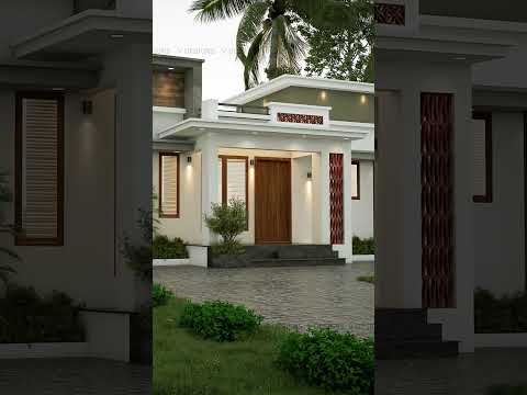 Budget home design 3D | 19 Lakhs | 800 Sqft home | 3Bhk | Kerala