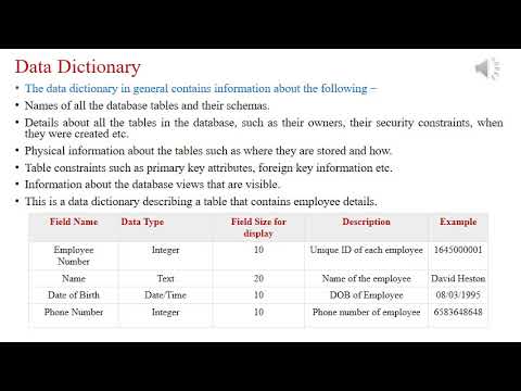 Data dictionary (Structured analysis tool)