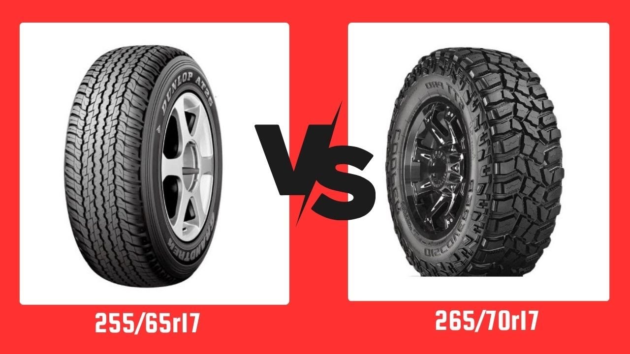 Tire Size 255/65r17 vs 265/70r17