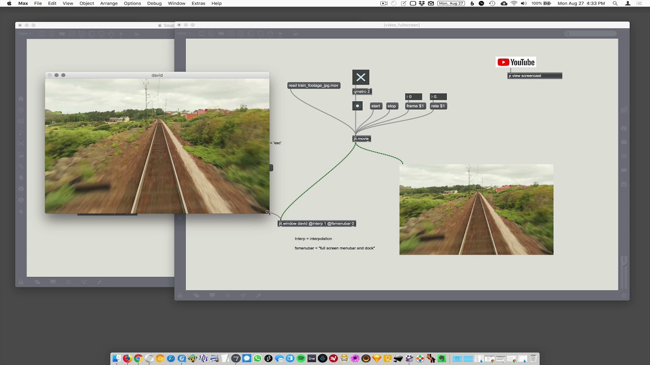 Max/MSP - Video_Fullscreen