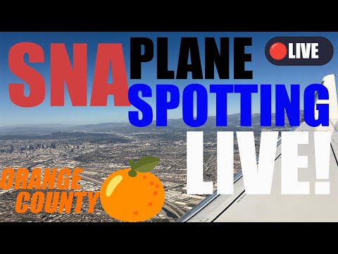 🔴 Live Planespotting FROM JOHN WAYNE ORANGE COUNTY:SNA Airport June 9 2025 Plane Spotting in the OC