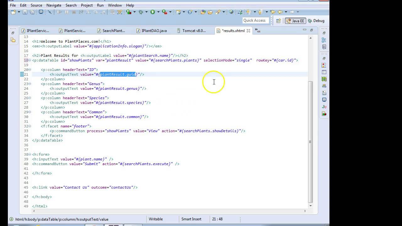 Use AJAX to select a row in a PrimeFaces dataTable