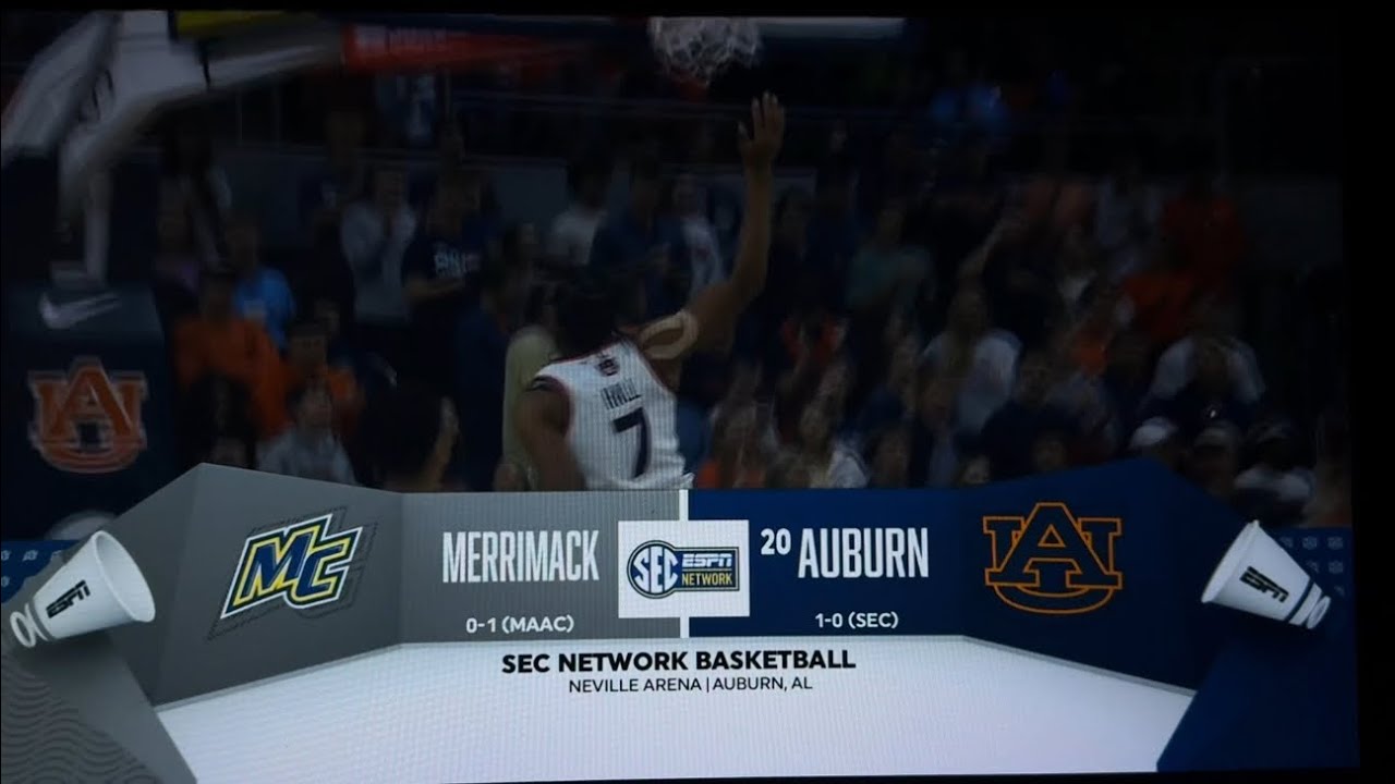 #20 Auburn Basketball vs Merrimack (2025-26 Replay)