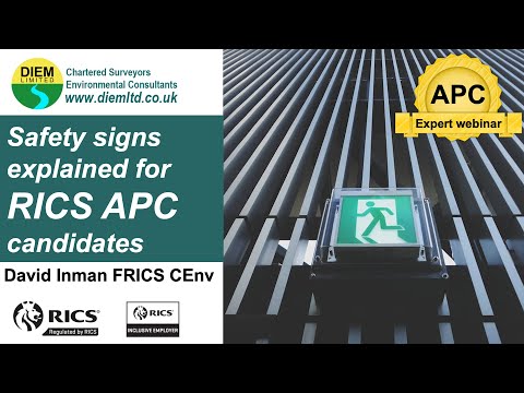 Safety signs ⚠️🚫 explained for RICS APC candidates