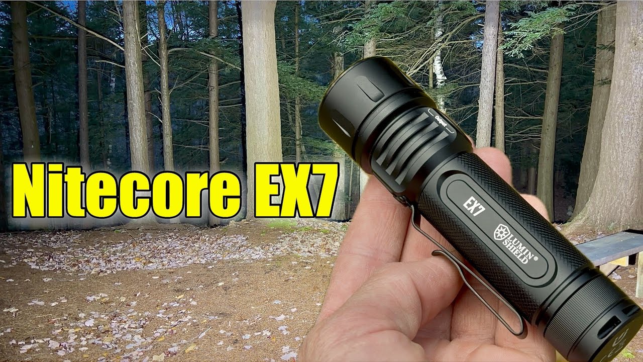 Another nice one from Nitecore EX7 flashlight beam shots review