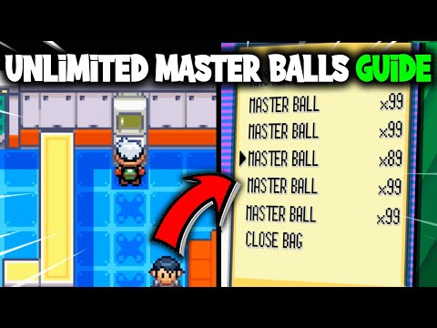 HOW TO GET UNLIMITED MASTER BALLS *WITHOUT CHEATS* ON POKEMON EMERALD