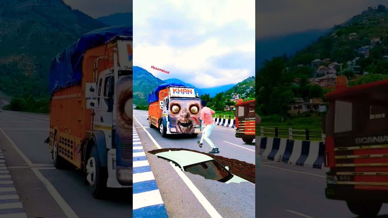 Massive Mixer Truck & Container trck c4d vfx work A Visual Feast #vfx #viralshorts #tranding