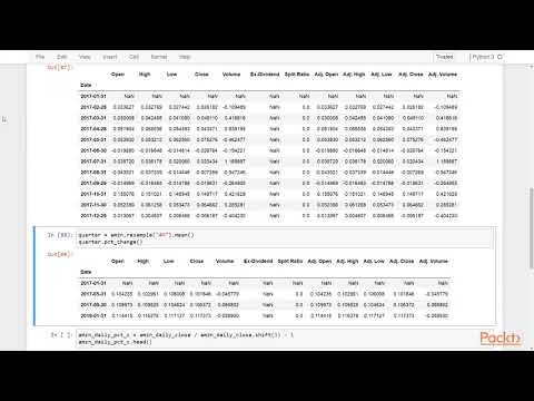 Learn Building Trading Algorithms with Python Implement Stock Market Analysis in Python|packtpub ...