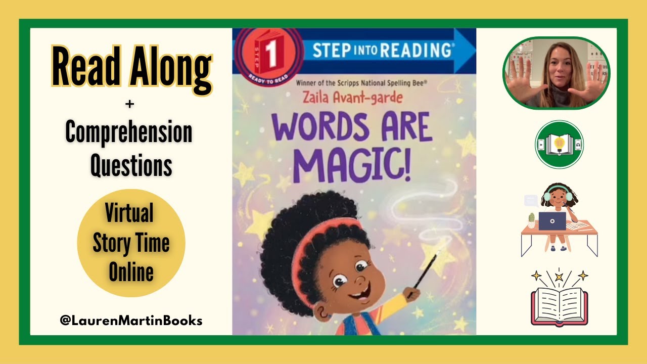 Words Are Magic! Read Aloud | Step into Reading Level 1 | Kids Literacy, Phonics & Comprehension Fun