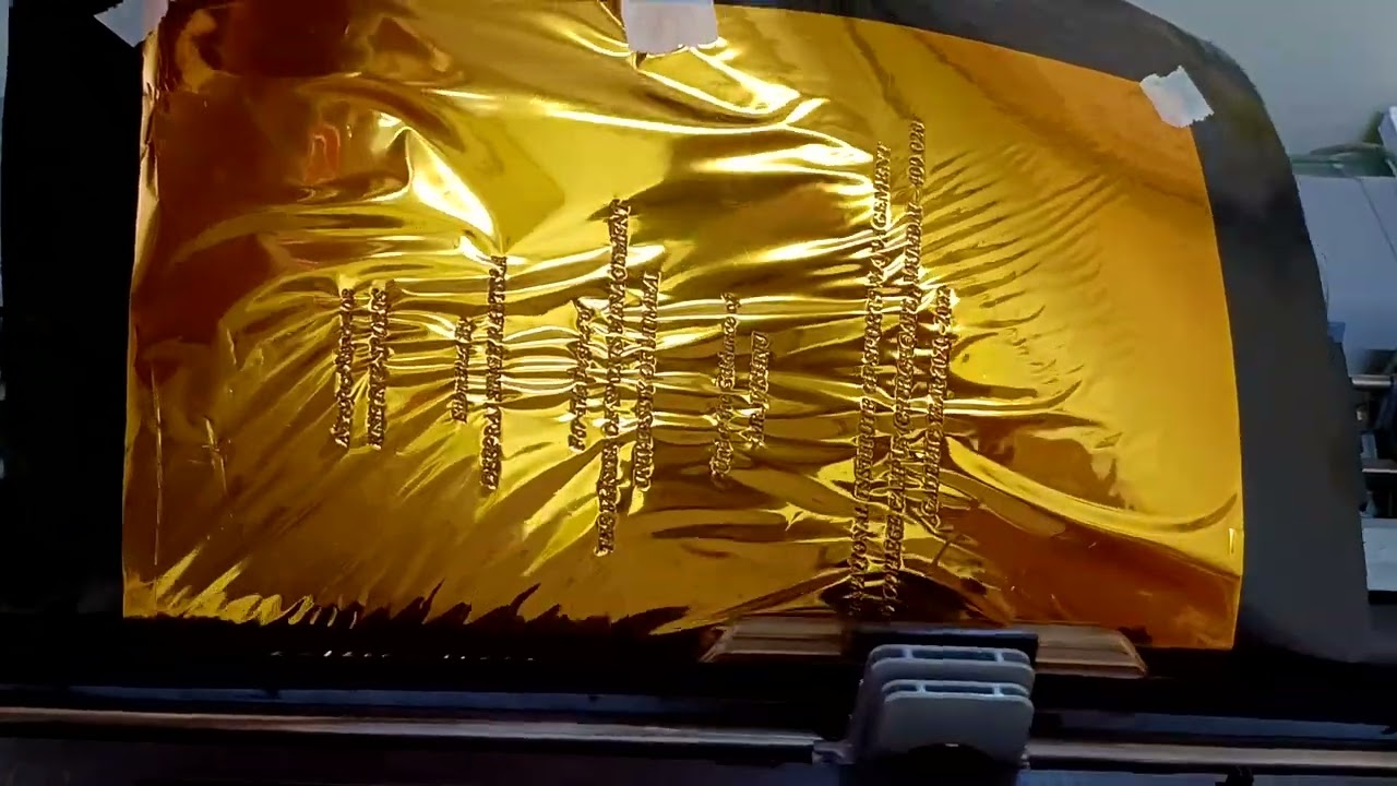 (BBB) BLACK BOOK BINDING  Golden EMBOSSED