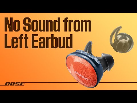 Bose SoundSport Free — No Sound from the Left Earbud