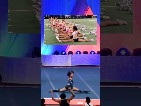 Insane Cheerleading Splits ๐ฑ๐คฏ #shorts