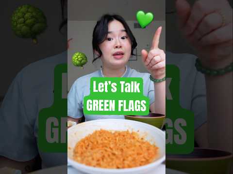 We Talk About Red Flags But What About GREEN Ones 💚 #relationship #advice #healthy #dating #couple
