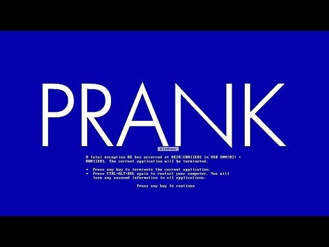 ☻ COMPUTER PRANK ☻ Microsoft Windows Crash ☻ Blue Screen of Death (BSOD) ☻ #Geek #Nerd #tech