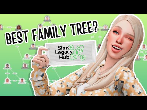 CUSTOM FAMILY TREE App for The Sims 4! 💚 | Sims Legacy Hub overview & review