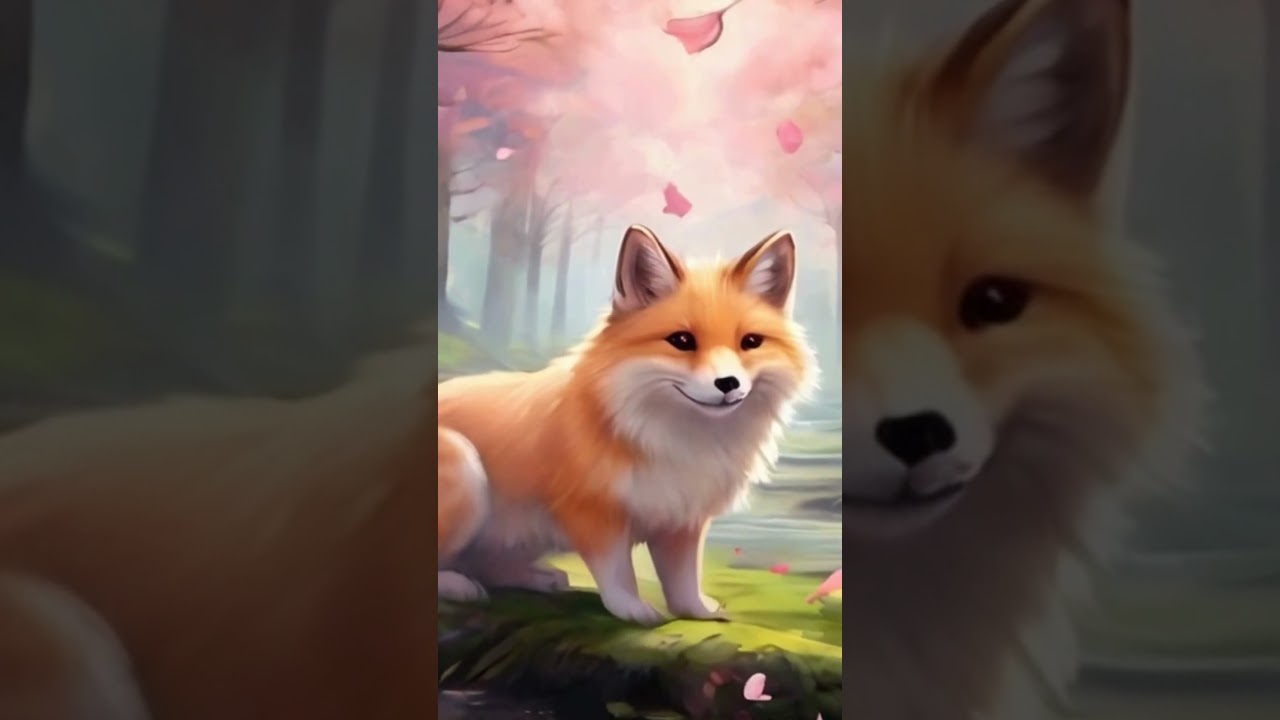 Cute fox #anime
