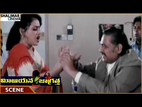 Mee Aayana Jagratha || Villain Kidnap Srilatha & Robbery Jewellery || Rajendra Prasad, Sivaji Raja
