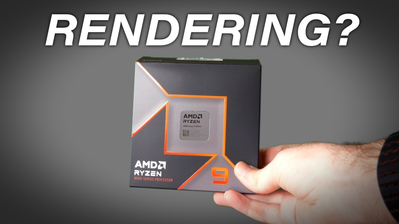 Ryzen 9950X vs 5900X Blender Test! Does Your CPU Affect GPU Rendering?