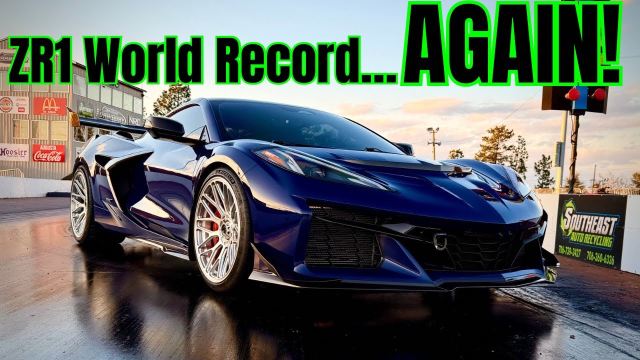 Hysteria Purple C8 Chevrolet Corvette Drops 9.13s World Record ZR1 Run ...