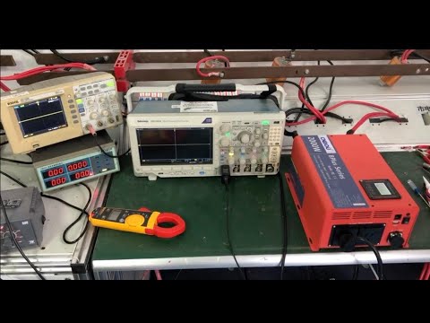 BPlus-2000W inverter AC output sine wave(2 Oscilloscope)