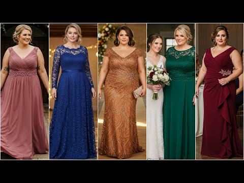 Plus Size Formal Mother of the Bride Dresses for a Wedding Celebration