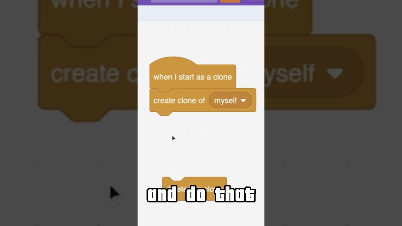 Scratch Clone Glitch #scratch #shorts