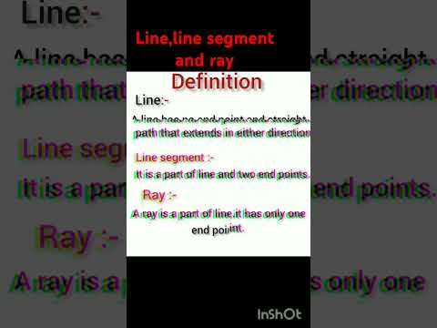 define line line segment and ray #punjabi #treanding #education #viral