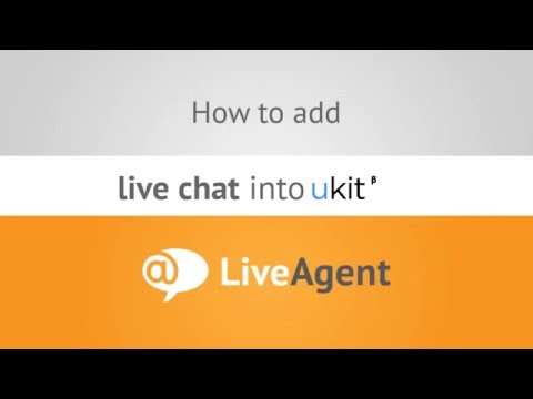 How to add live chat into uKit website | www.liveagent.com