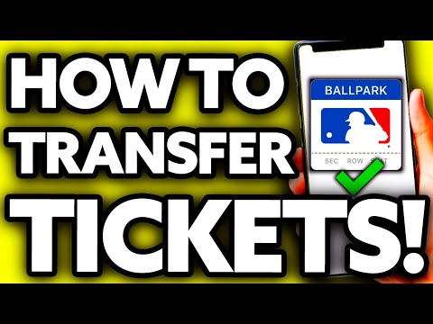 How To Transfer Tickets on MLB Ballpark App (EASY!)