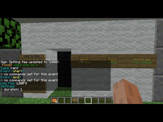 [1.12.2] Payable Command Signs Minecraft Mod