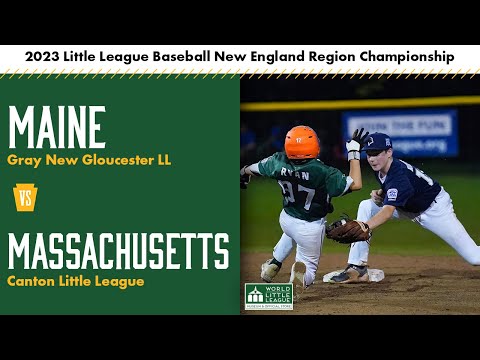 2023 Little League Baseball New England Region Championship: Maine vs Massachusetts