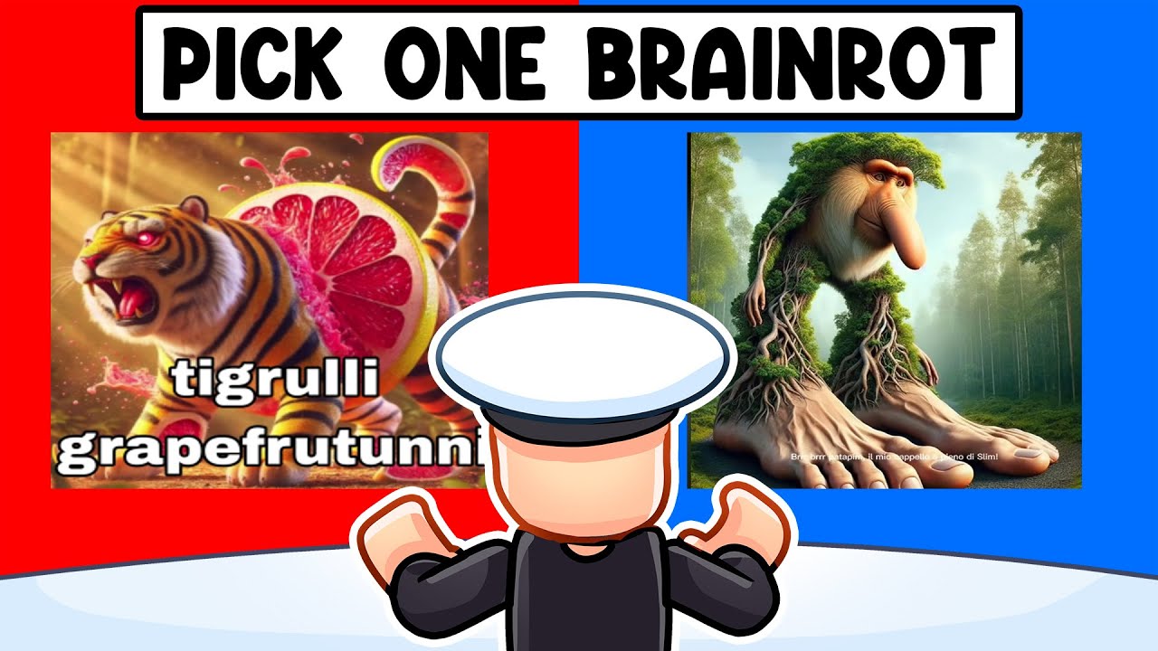 Pick the BETTER ITALIAN BRAINROT in ROBLOX!?