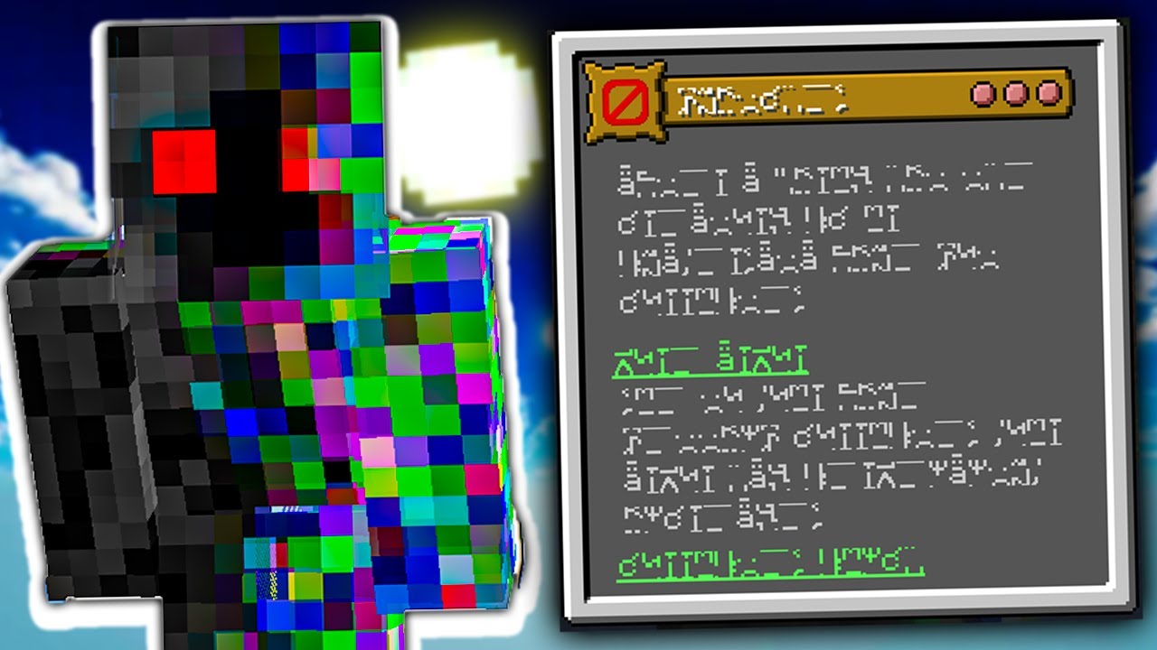 Minecraft Origins Mod: The Glitched (Custom Origin)