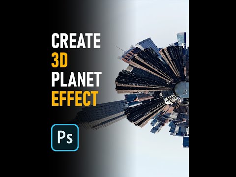 Create 3D planet in Photoshop