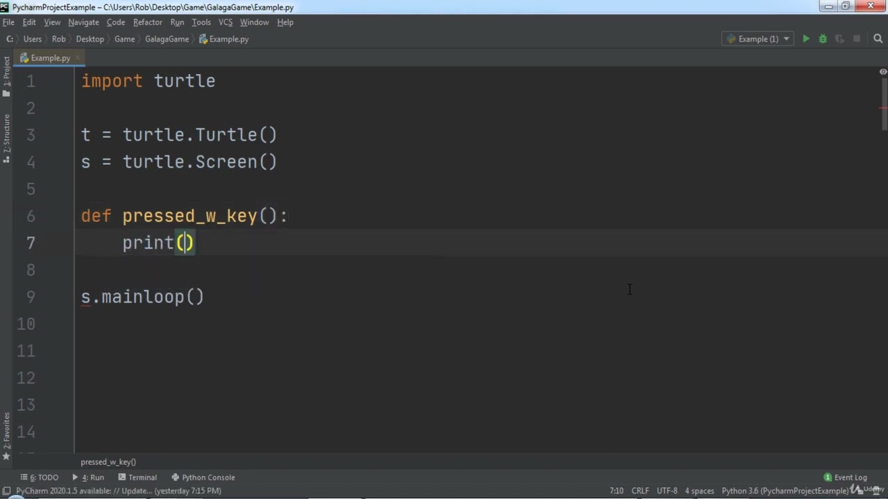 12. onkey() an listen()