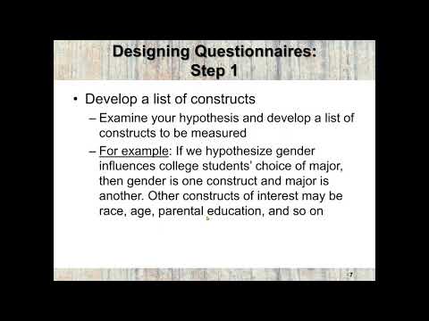 Data Collection for Quantitative Research