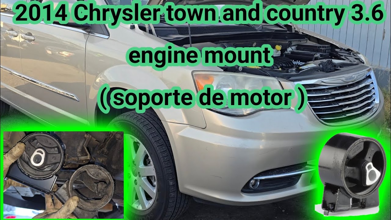 2008-2020 Chrysler town and country ,dodge  caravan soporte del motor ( how to replace engine mount)
