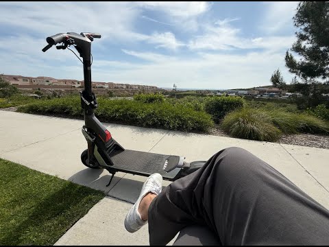 E734: Venta Spur Bridge to Portola Community Center via Scooter recording with Insta360 GO3