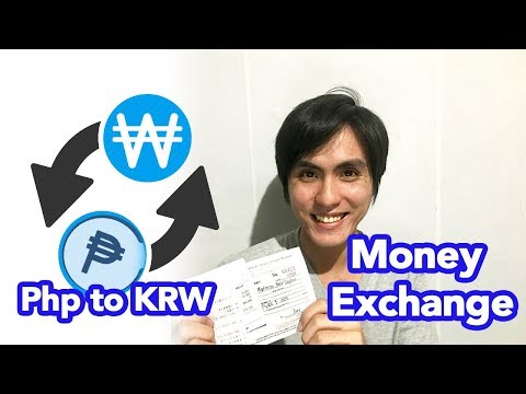 Money Exchange in Manila (Philippine Peso to Korean Won)