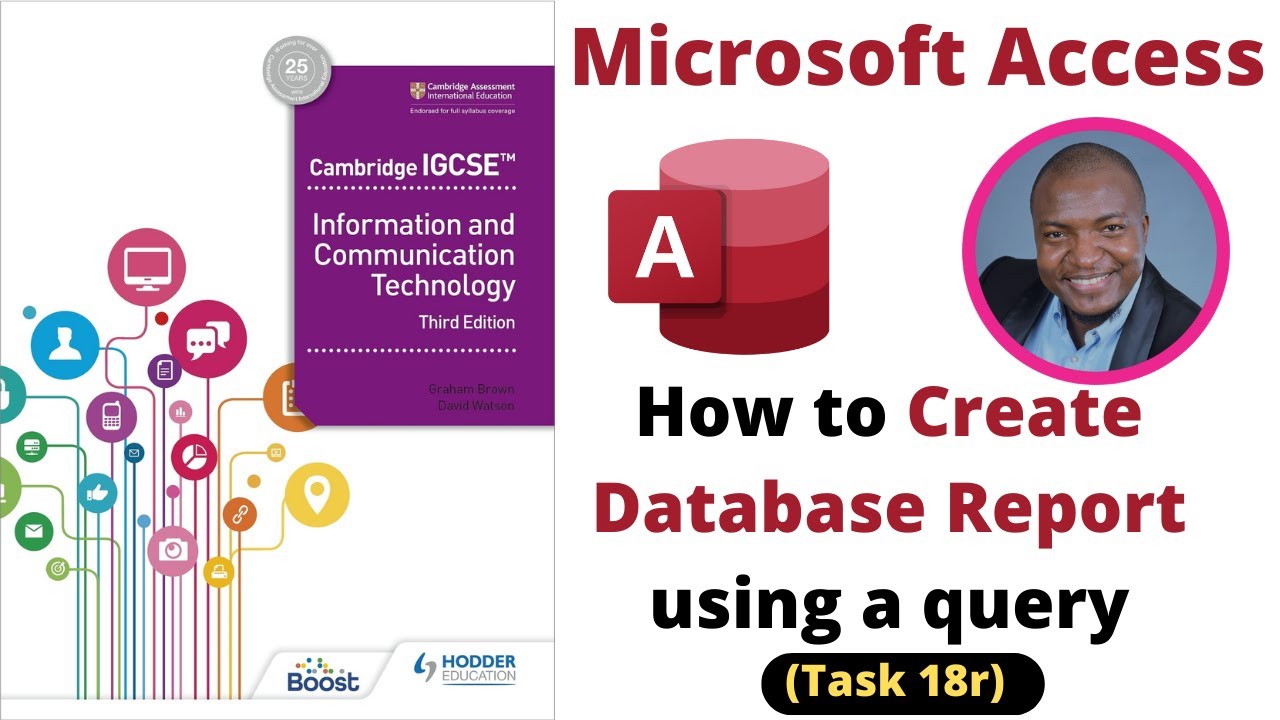 Create database report based on a query in Ms Access [task 18r]